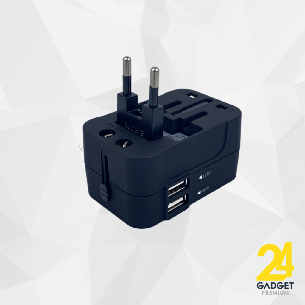 WorldTravelAdapter ปลั๊กUniversalAdapter พร้อมสกรีนโลโก้